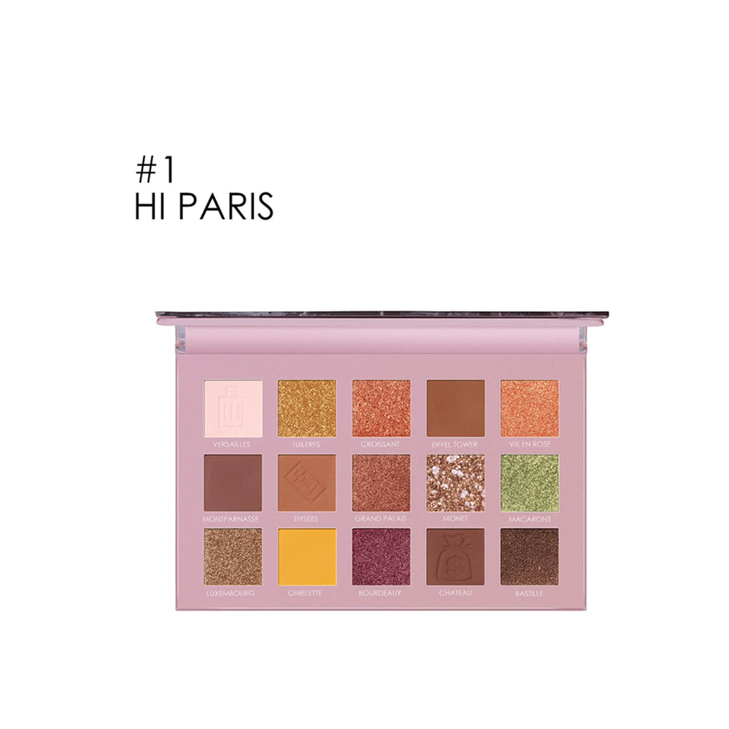 15 Pan eyeshadow Paris Palette – Focallure Pakistan